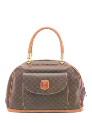 Celine Mini Macadam Tote Bag - Brown