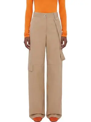 MSGM Tailored Trousers - Beige