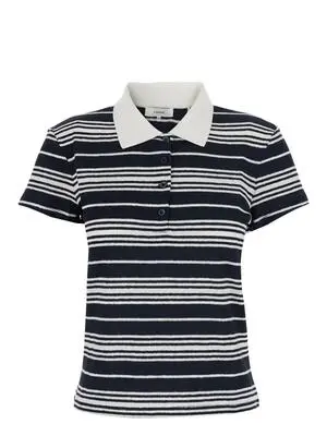 FRAME Striped Polo Shirt - Multicolor