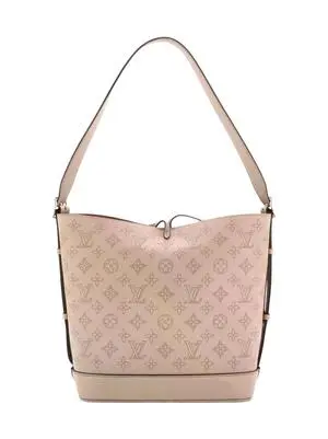 LOUIS VUITTON Mahina Leather Flore Nm Shoulder Bag - Neutrals