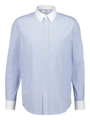 Celine Shirt Classic Fit Cotton - Blue