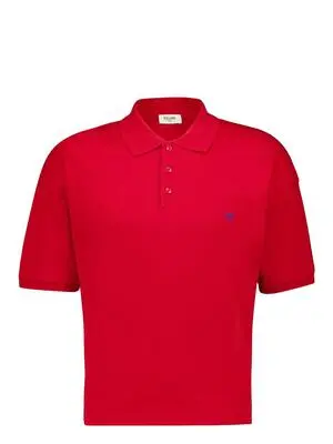 Celine Polo Shirt Cotton - Red