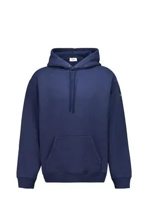 Celine Relaxed Fit Cotton Hoodie - Blue