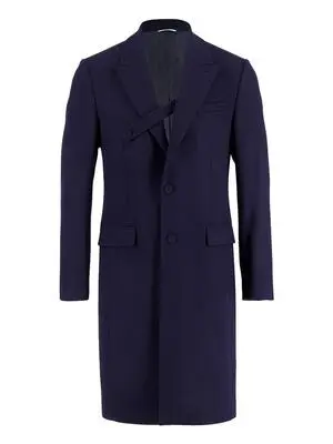 Dior Virgin Wool Coat - Blue