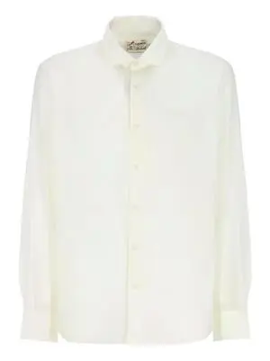 MC2 SAINT BARTH Logo-embroidered Shirt - Neutrals