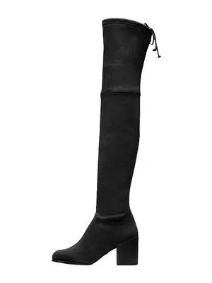 STUART WEITZMAN Over The Knee Boots With Tie Fastening - Black