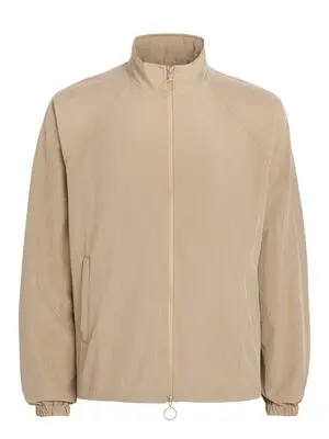 PICANTE Crinkled Zip-up Track Jacket - Brown
