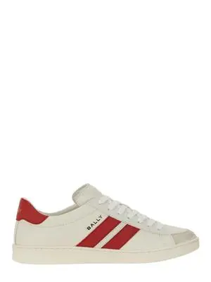 Bally Bally Tyger Round Toe Lace-Up Sneakers White