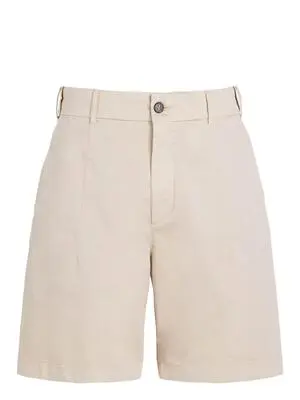 Eleventy Stretch-cotton Chino Shorts - Beige