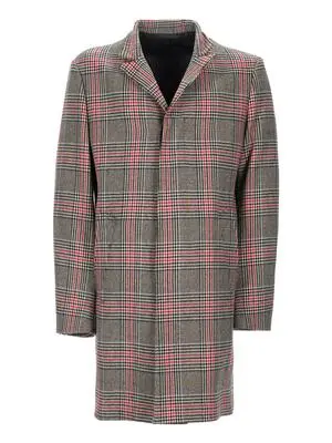 Brian Dales Wool Coat - Multicolour