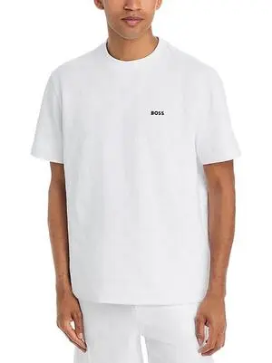 BOSS Tennis Member Ball Pattern Logo T-shirt - White