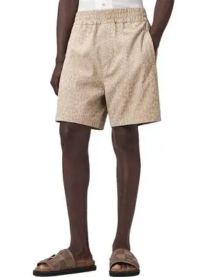 ALLSAINTS Hockley Suede Shorts - Pasilla Brown