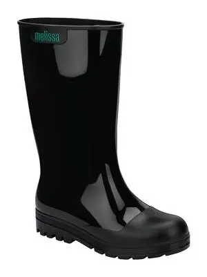 Melissa Tall Rubber Boots - Black