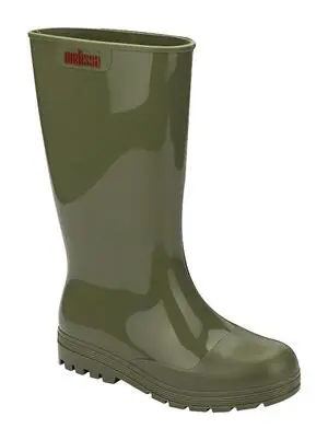 Melissa Tall Rubber Boots - Green