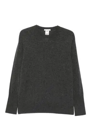 THE ROW Odelle Cashmere Crewneck Sweater - Grey