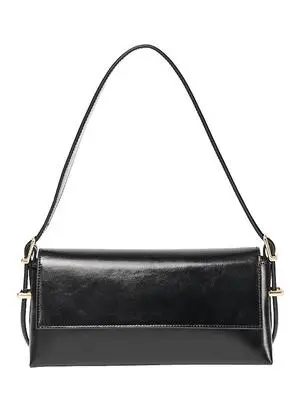 Simkhai Atlas Moto Leather Shoulder Bag - Black
