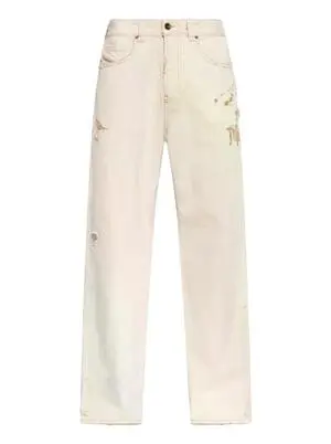 DIESEL® D-macro Distressed Jeans - Neutrals