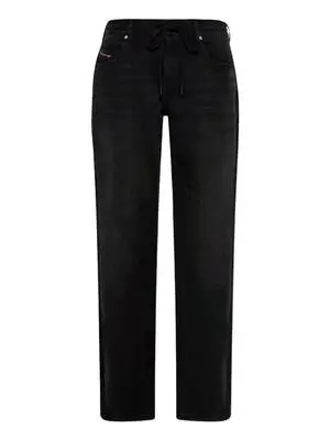 DIESEL® D-meel Jogg Drawstring Jeans - Black