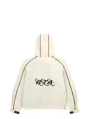 RtA Zayden Logo-print Jacket - Neutrals