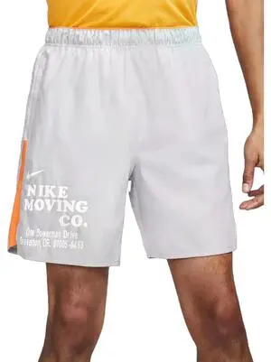 Nike Dri-fit Challenger Elasticated Waistband Shorts - Grey