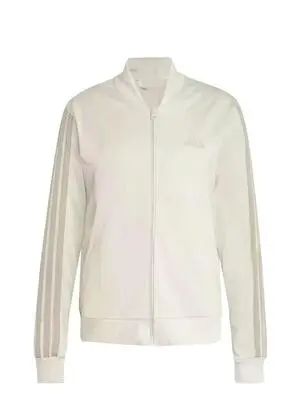 Adidas Cream Stripe Logo Tracksuit - Neutrals