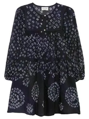Antik Batik Bandini Mini Dress - Blue
