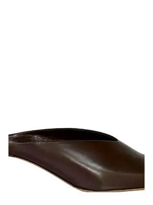 Soeur Amalie Pointed-toe V-cut Mules - Brown
