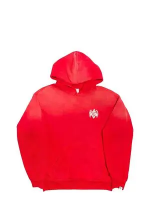 WARREN LOTAS Lie Cheat Steal" Graphic Hoodie - Red
