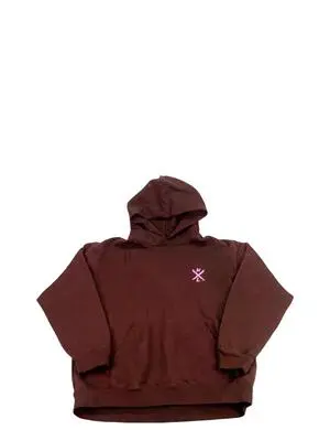 WARREN LOTAS Graphic Print Hoodie - Brown