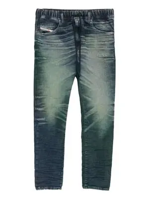 DIESEL® Distressed Jeans With Drawstring Waist - Blue