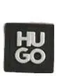 Hugo Crew-neck Logo-patch T-shirt - Neutrals