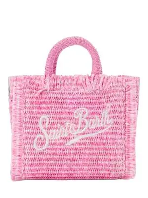 MC2 SAINT BARTH Woven Tote Bag - Pink