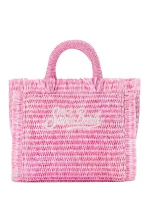 MC2 SAINT BARTH Woven Tote Bag - Pink