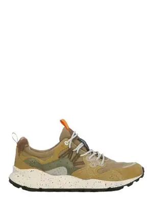 FLOWER MOUNTAIN Yamano 3 Panelled Sneakers - Neutrals