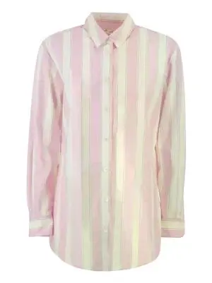 MC2 SAINT BARTH Brigitte Striped Shirt - Pink