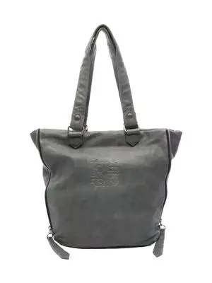Loewe 2000s Anagram Tote Bag - Grey
