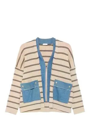 Liu Jo Striped Cardigan - Neutrals