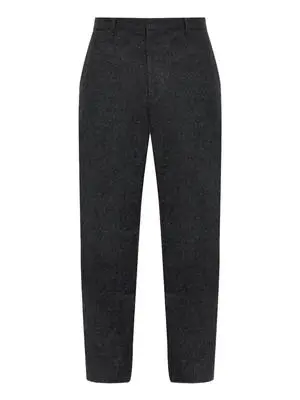 JIL SANDER Straight-leg Wool Trousers - Grey