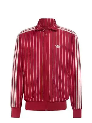 Adidas Firebird Pinstripe Track Jacket - Red