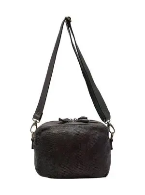 SOMMET Arlo Petalino Textured Leather Shoulder Bag - Brown