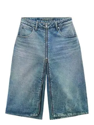Alexander Wang Zip-front Midi Skort - Blue