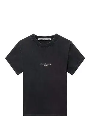 Alexander Wang Logo Print T-shirt - Black