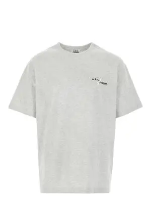 A.p.c. Renoncement Logo-print T-shirt - Grey