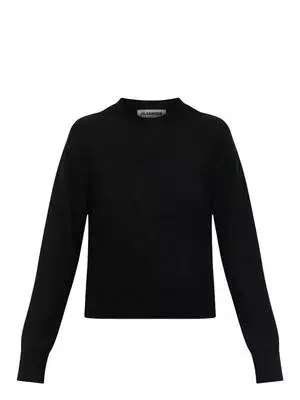 JIL SANDER Ribbed-trim Sweater - Black