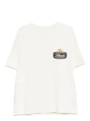Rhude Graphic-print Short-sleeve T-shirt - Neutrals