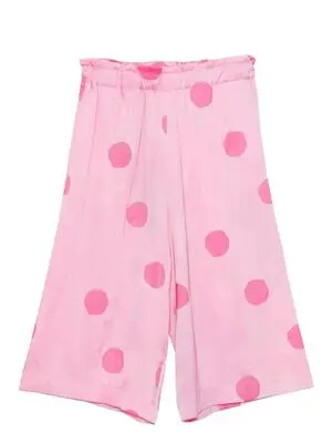 AVN AVN Polka Dot Wide-Leg Trousers