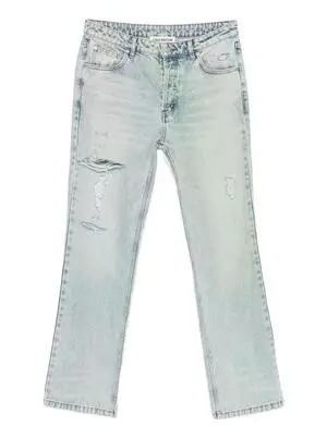 COLE BUXTON Distressed Acid-wash Jeans - Blue