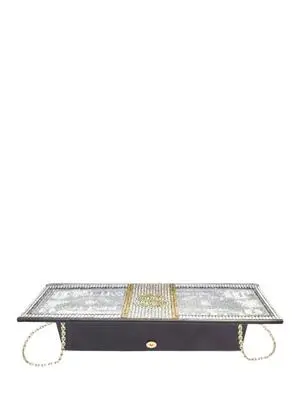 Judith Leiber Envelope Billions Clutch Bag - Grey