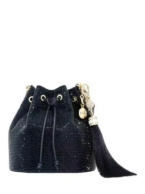 Judith Leiber Piper Bucket Bag - Black