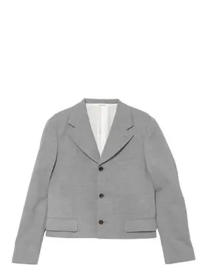 Comme Des Garçons Cropped Blazer - Grey